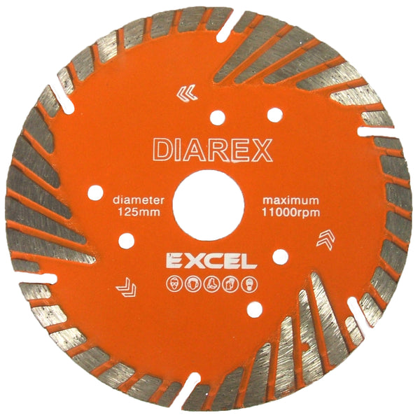 Diarex EXCEL 125mm Turbo blade for Granite and ES – CDKNZ